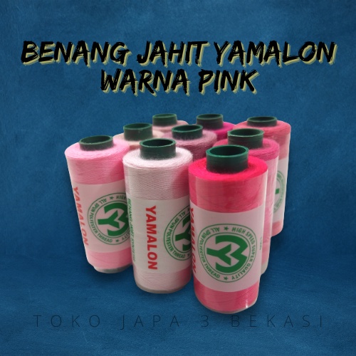 MINIMAL Yamalon PINK SEWING THREAD COMPLETE 40/2 or 500 YARDS / SEWING ...