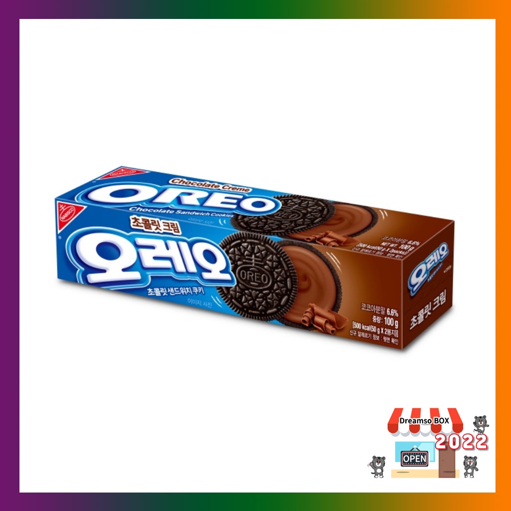 Oreo Chocolate Cream 100g/ Dessert Cookies/ Korean Snack | Shopee ...
