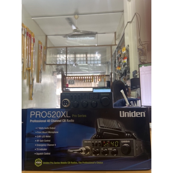 Uniden Pro520XL 40-Channel CB Base Radio original | Shopee Philippines