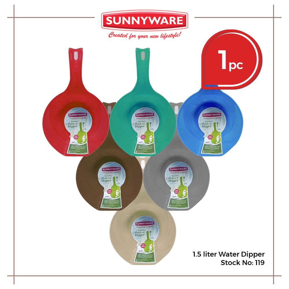 1pc 1.5 Liter Water Dipper [Sunnyware 119] | Plasticware ...