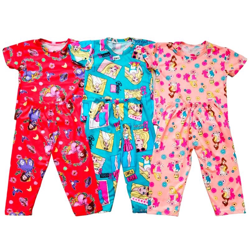 3PRS PER PACK!TERNO PAJAMA KIDS ASSORTED COLOR ONLY | Shopee Philippines