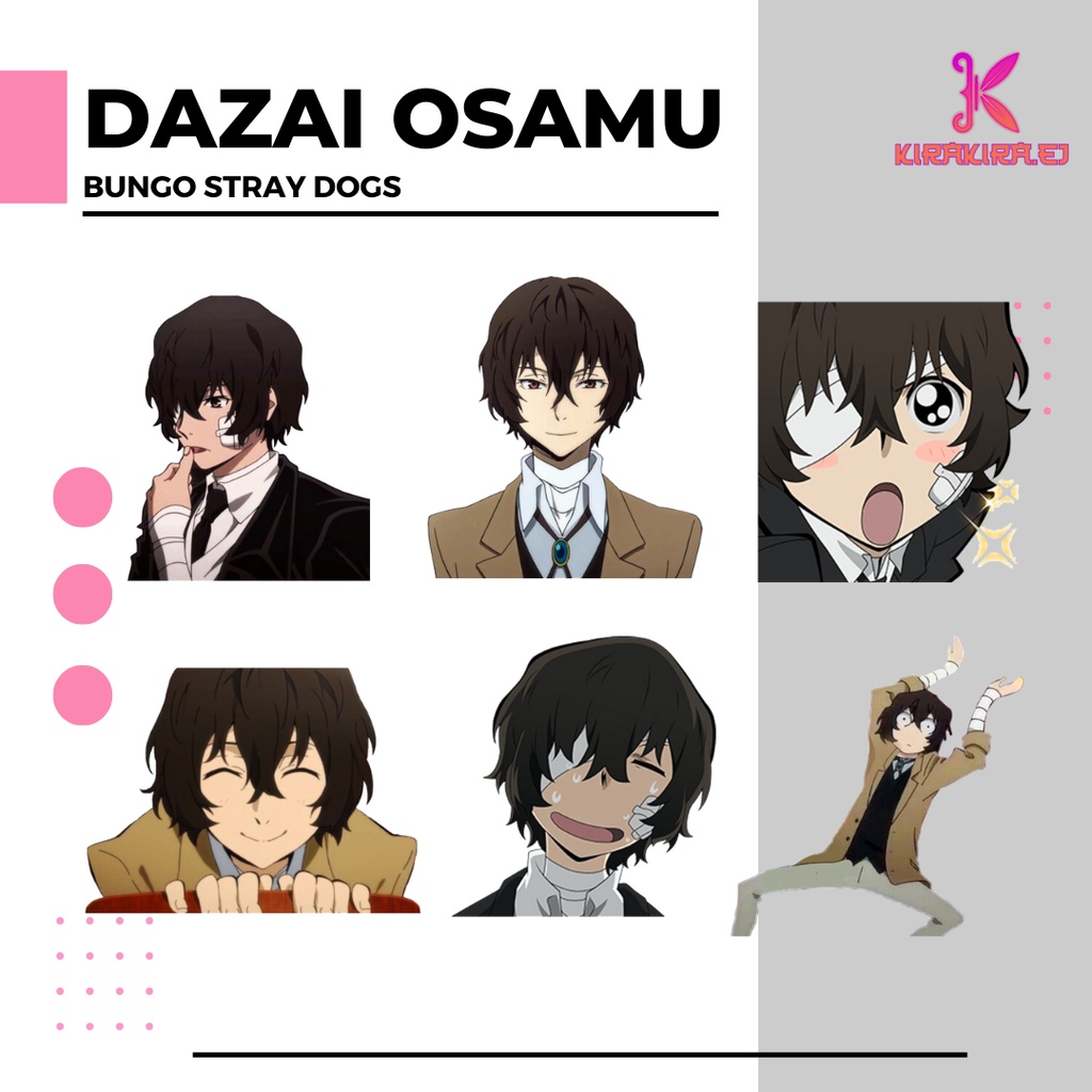 STICKER | Dazai Osamu Sticker | Bungou Stray Dogs | Vinyl Water Proof ...