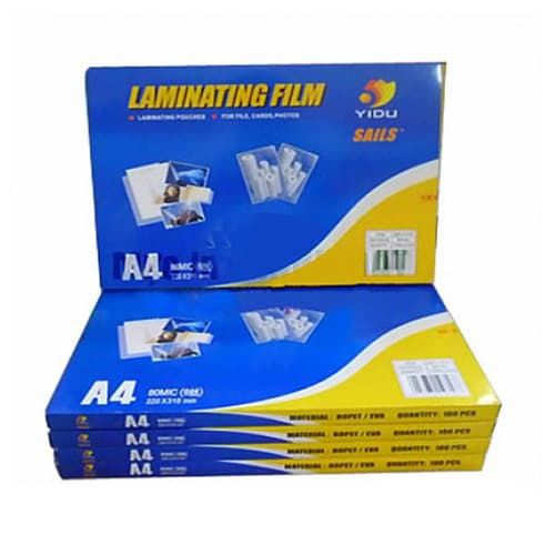 Plastic Laminated Paper Genuine A4 Size (60 / 80 / 100 / 125 Mic ...