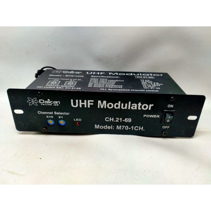 Adapter Family AV TO RF 90s With UHF VHF System And Tuning Thai Light ...