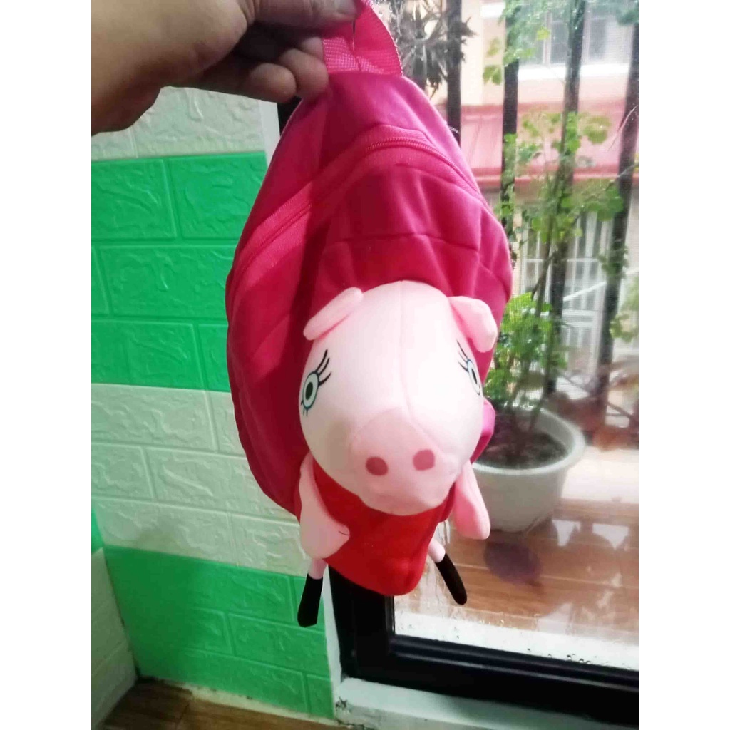 PEPPA PIGG COD Kids Backpack Cute Little School Bag Plush Bag Baby ...