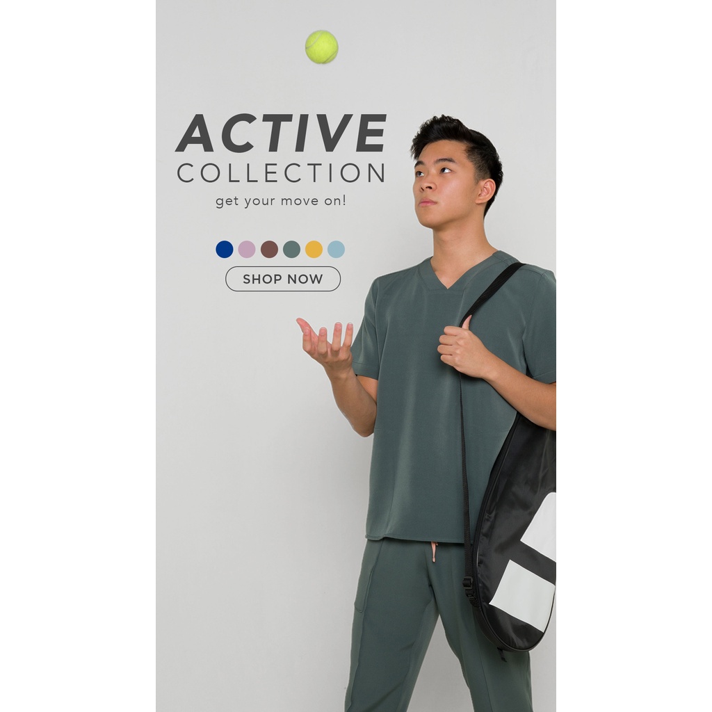 SCRB - Scrub Clothes / Medical Scrubs / Guard Clothes - Active ...