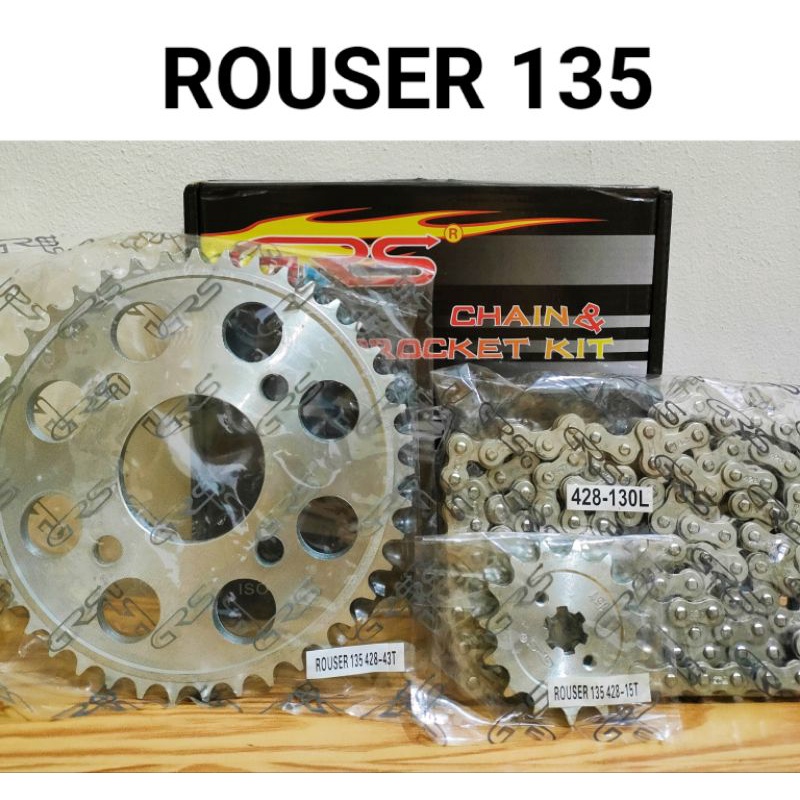 ROUSER 135/NS 125/ NS 125 Fi CHAIN AND SPROCKET SET | Shopee Philippines