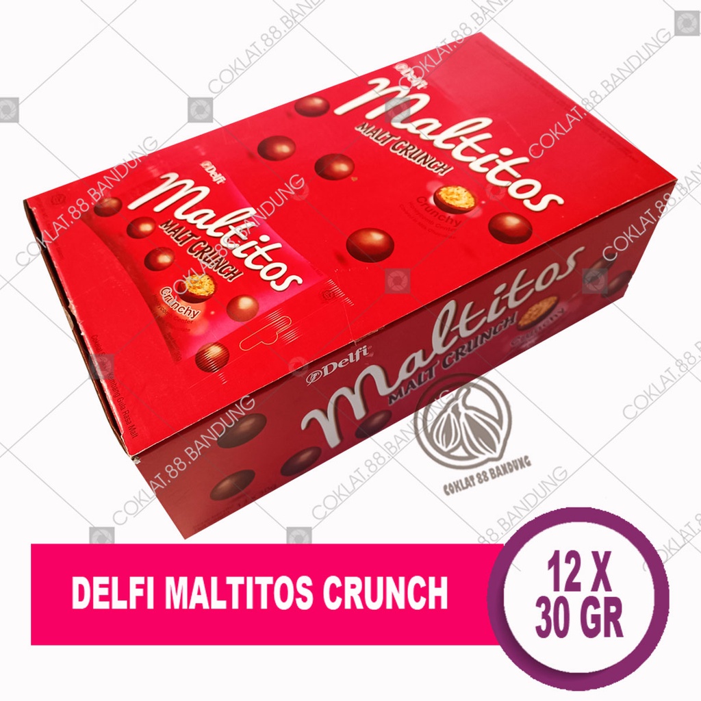 Chocolate DELFI MALTITOS 30GR BOX CONTAINS 12 PCS, CHOCOLATE DELFI ...