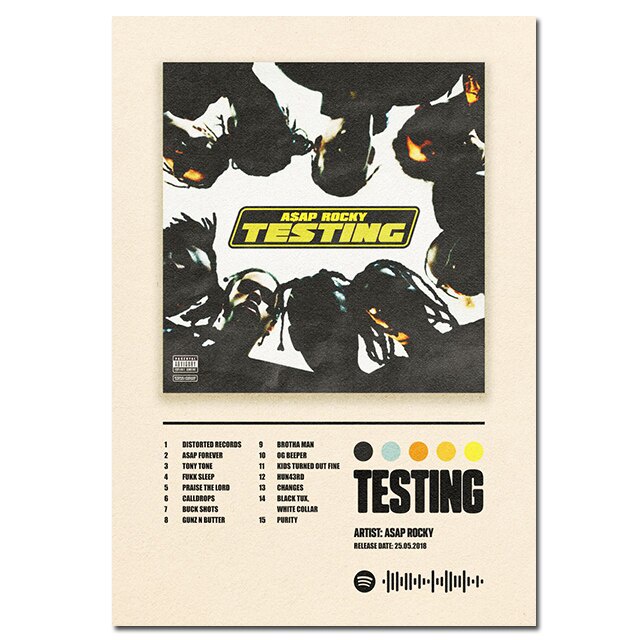 Music Album Covers Poster Rapper 2Pac,Travis Scott Hiphop Singer Album ...