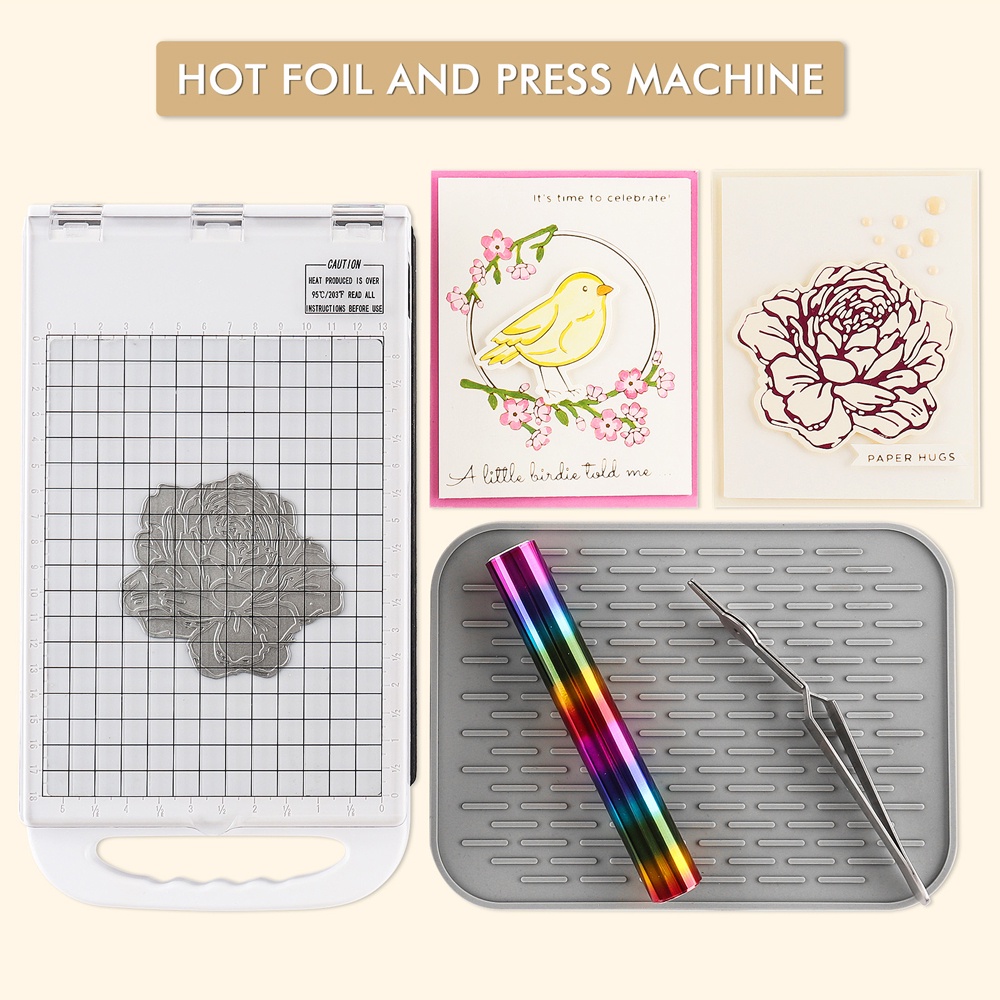 Hot Stamping Foil Machine, Hot Foil and Press Machine Create Stunning ...