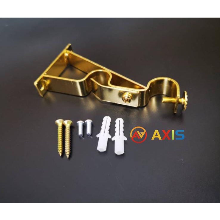 Double Curtain Rod Bracket Hooks,Wall Bracket,Heavy Duty Vintage ...