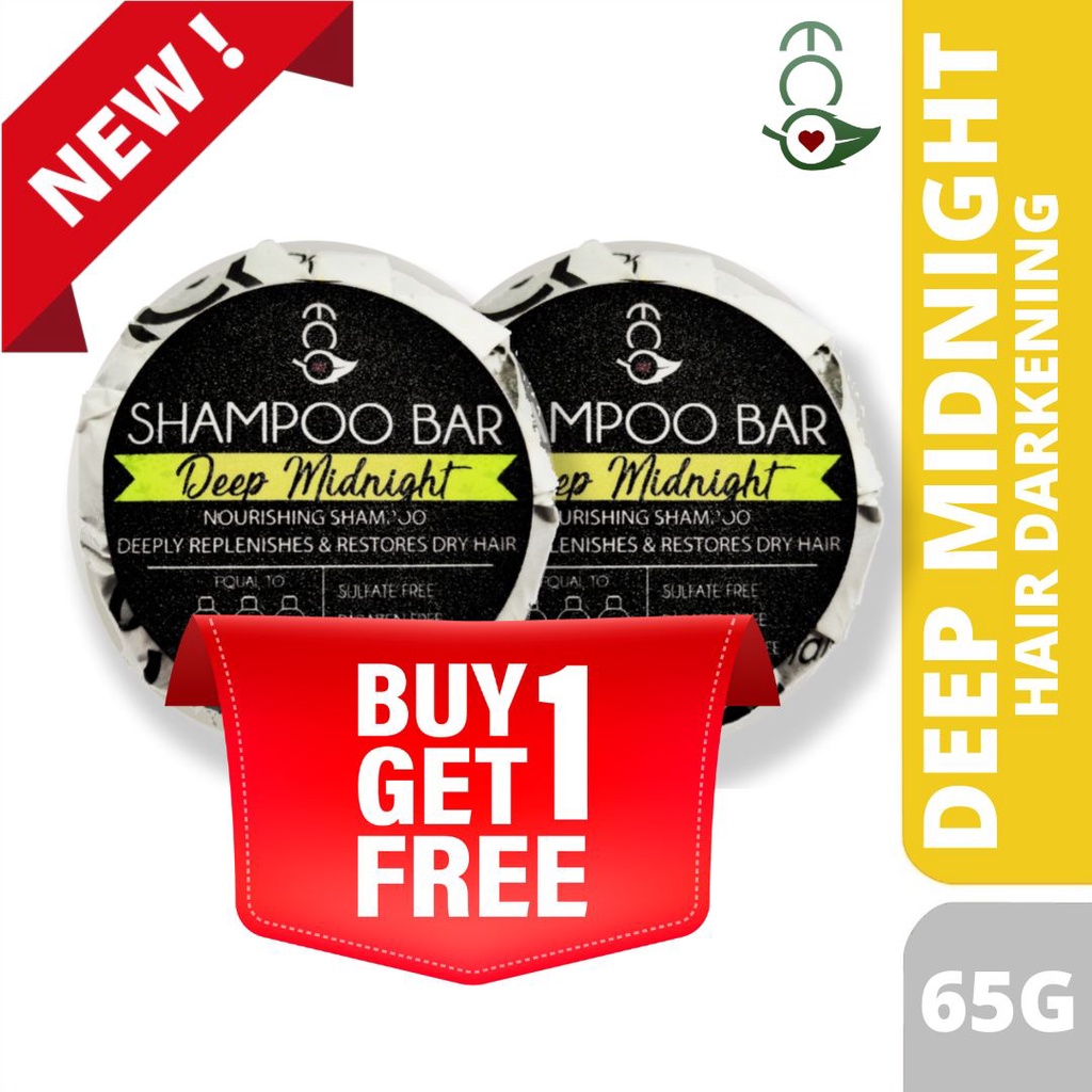 Buy 1 Take 1 Eco Premium Deep Midnight Hair Darkening Shampoo and ...