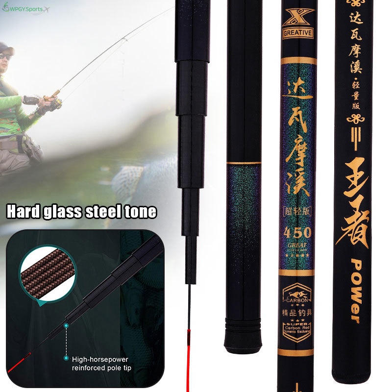 FRP Fishing Rod Super Hard Powerful Travel Telescopic Short Fishing ...