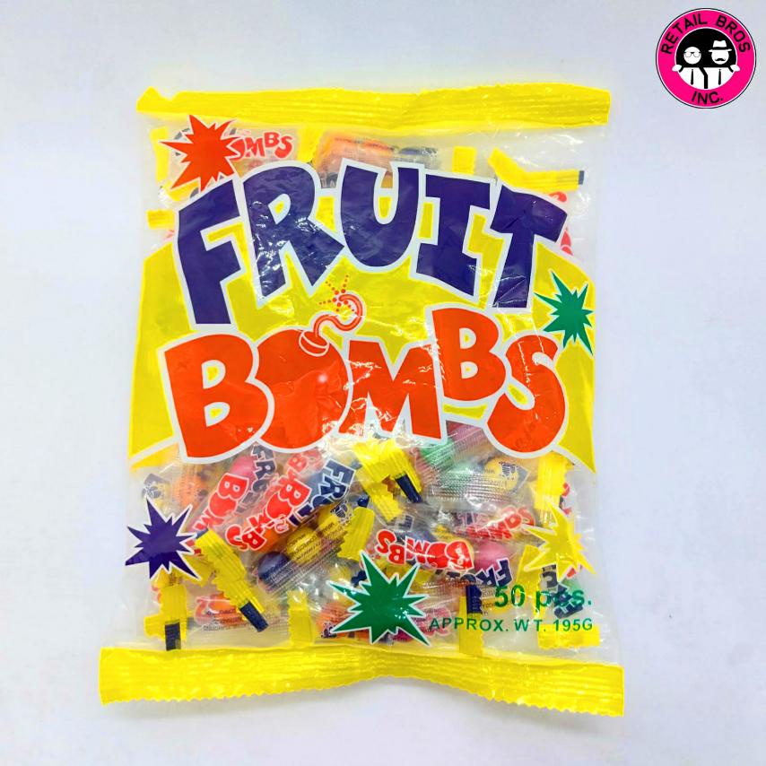 FRUIT BOMBS CANDY 50 PIECES Sweets Candies Loot bag filler | Shopee ...