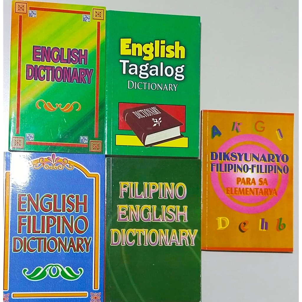 Dictionary Medium Size , English, English Tagalog , English Filipino ...