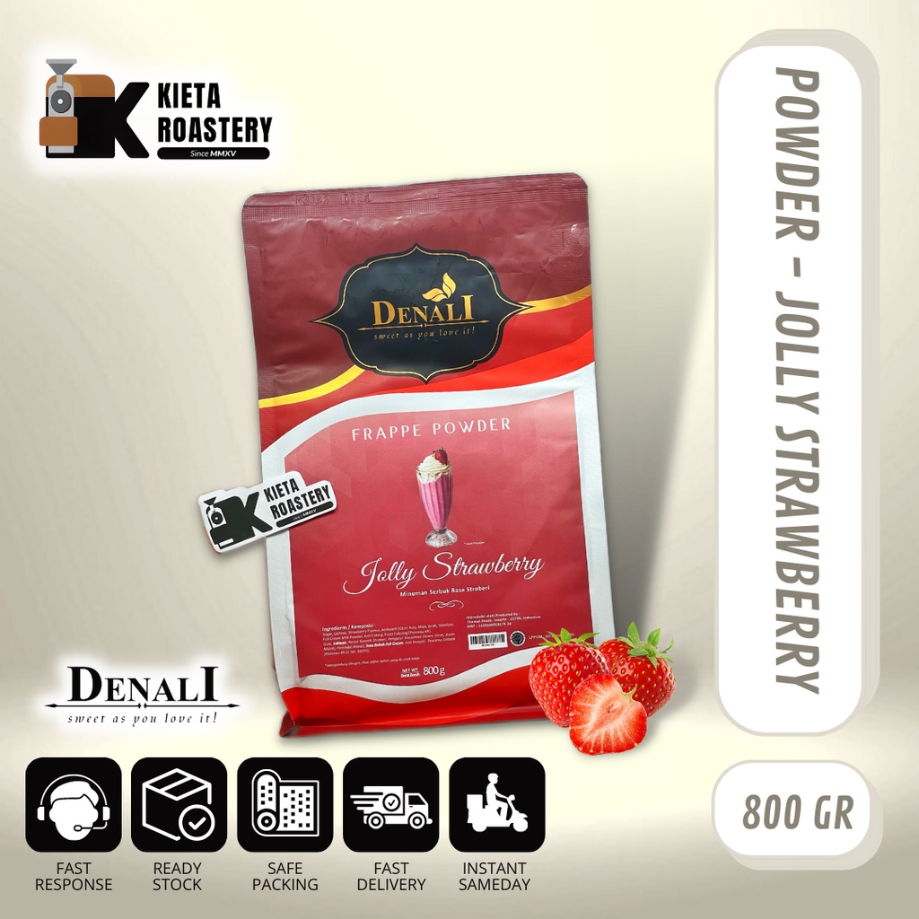 Denali Strawberry Jolly Powder Pack | Shopee Philippines