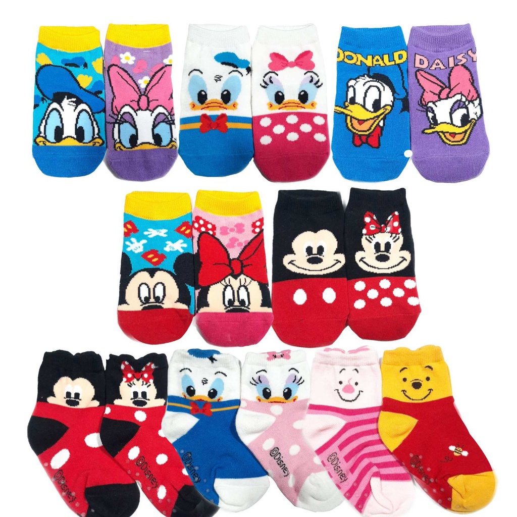 ICONIC SOCKS - KIds socks Mickey mouse, Minnie mouse Donald Duck Daisy ...