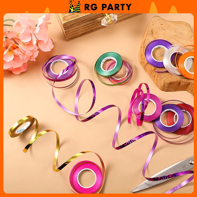 RG 10m Balloon Ribbon Birthday Party Decoration DIY Craft Ribbon Needs ...