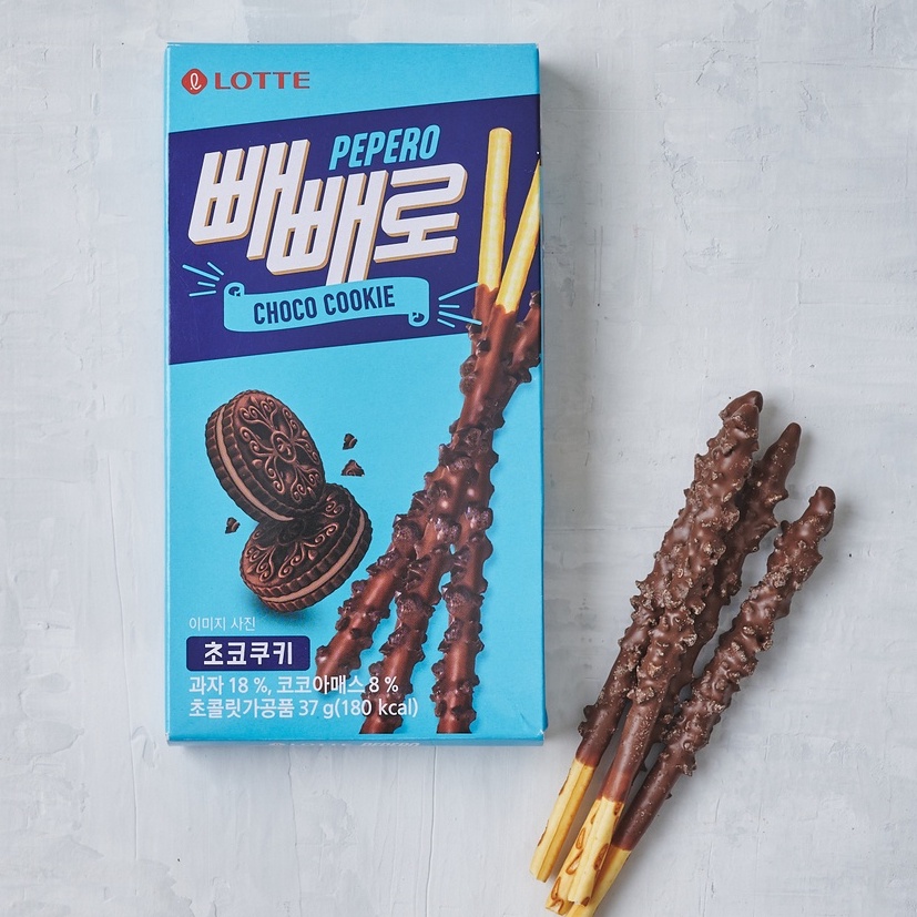 Lotte Pepero Chocolate Choco Stick Biscuit 36g Shopee Philippines