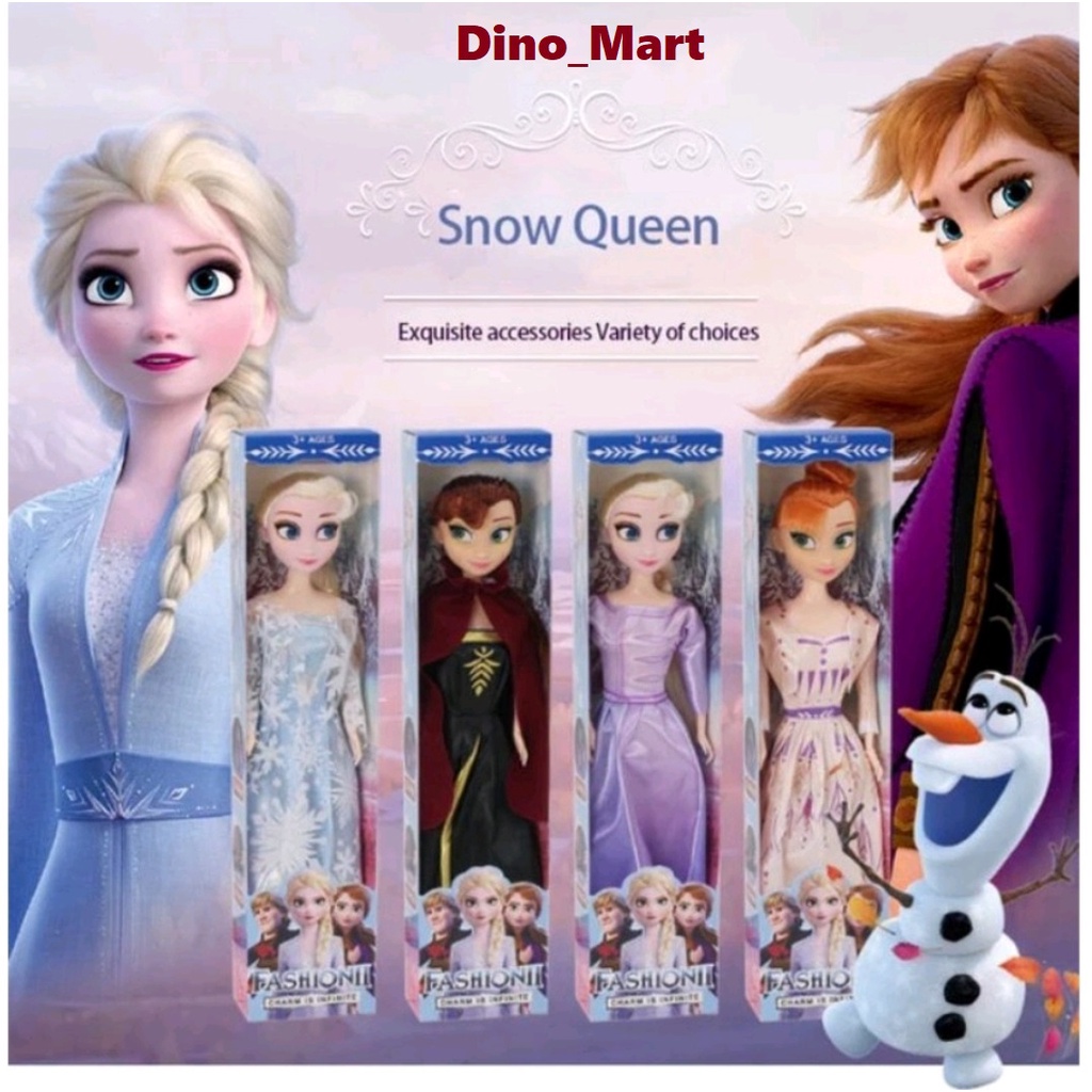 Frozenn Elsa and Anna Dolls - Frozenn Minifigure - Dino Mart | Shopee ...