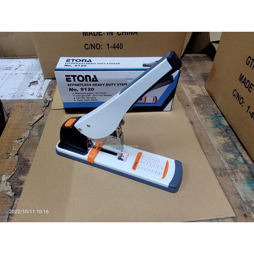 Etona Effortless Heavy Duty Stapler 120 - 210 sheet capacity Binding ...