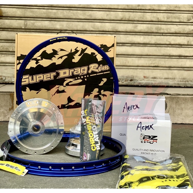 SDR 17s Rimset for NMAX,Aerox,Click,Wave,Raider,Mio,etc. Super Drag ...