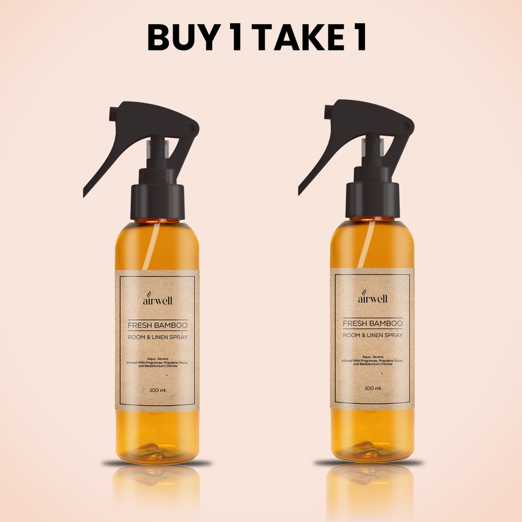 Airwell Buy 1 Take 1 Room Car Linen Spray (100ml) | Anti-Bacterial ...
