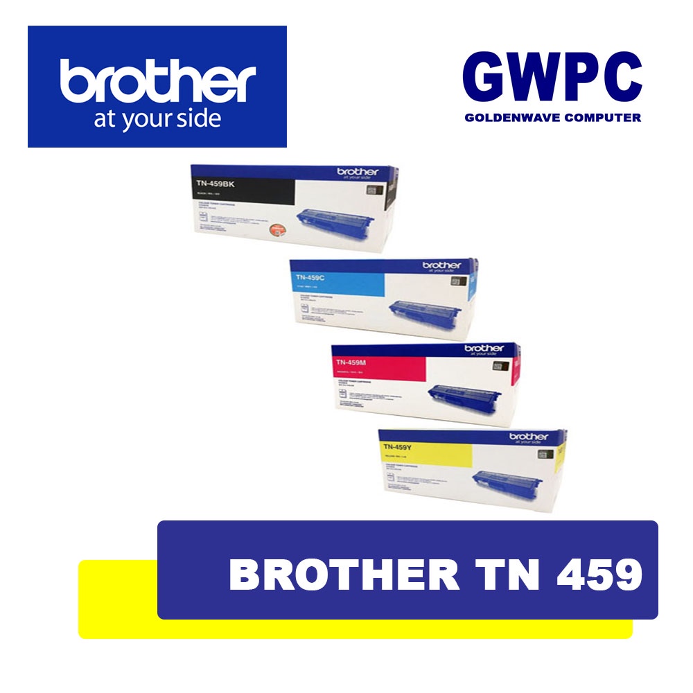 Brother TN-459 Original Toner Cartridge Black Cyan Magenta Yellow TN459 ...
