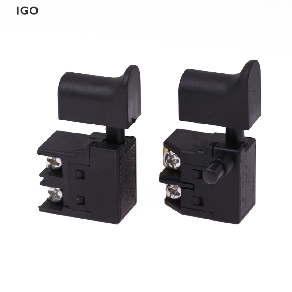 IGO 250V 6A Electric Drill Switch Circular Saw Power Tool Speed Control ...