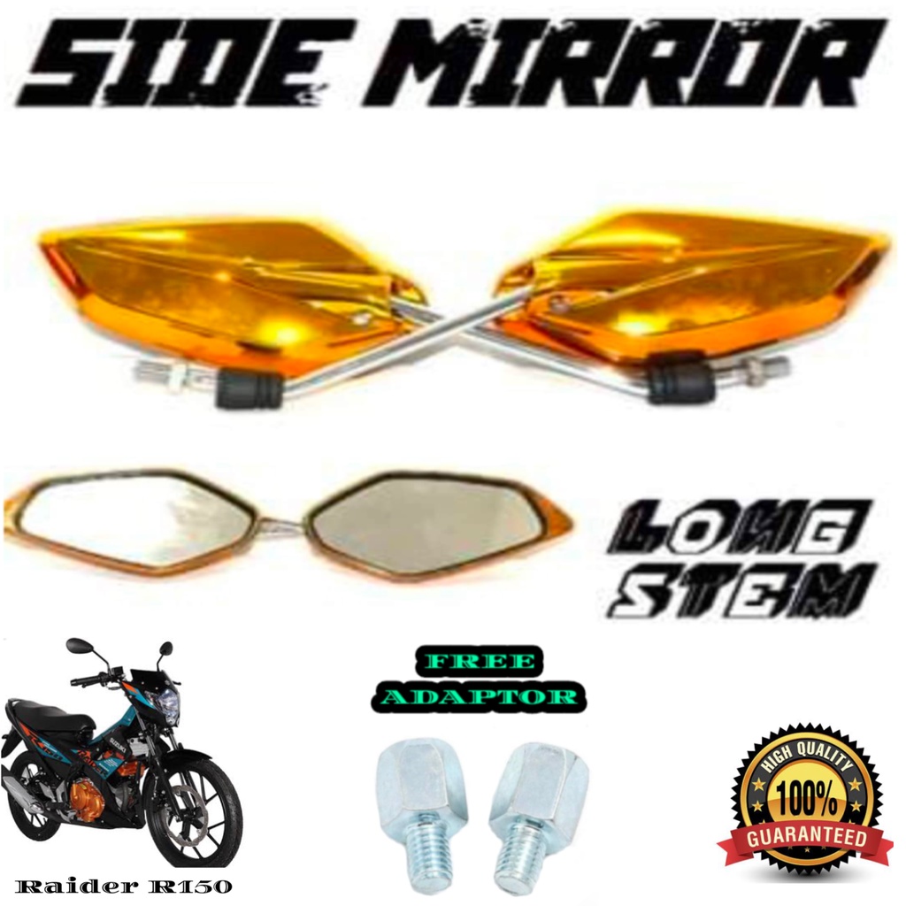SUZUKI RAIDER 150 - MOTORCYCLE SIDE MIRROR FOR YAMAHA BRAND |DAHON TYPE ...