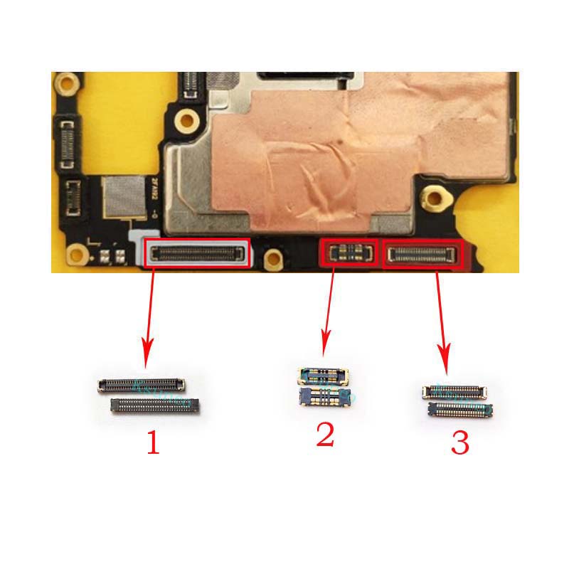 LCD Display Screen FPC Connector For OPPO Reno 3 USB Charger Charging Contact Plug Battery ...