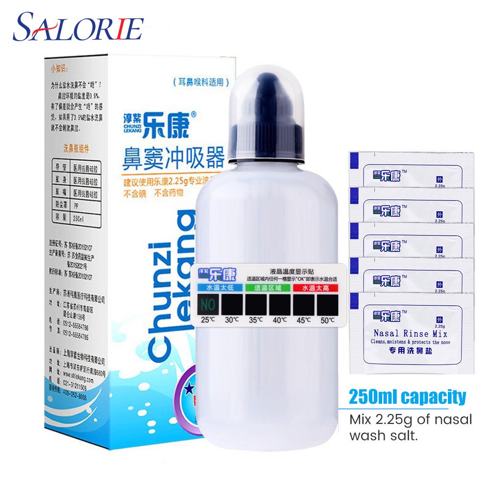 Salorie Nose Wash Nose Wash Neti Pot Sinus Allergies Relief Wash ...