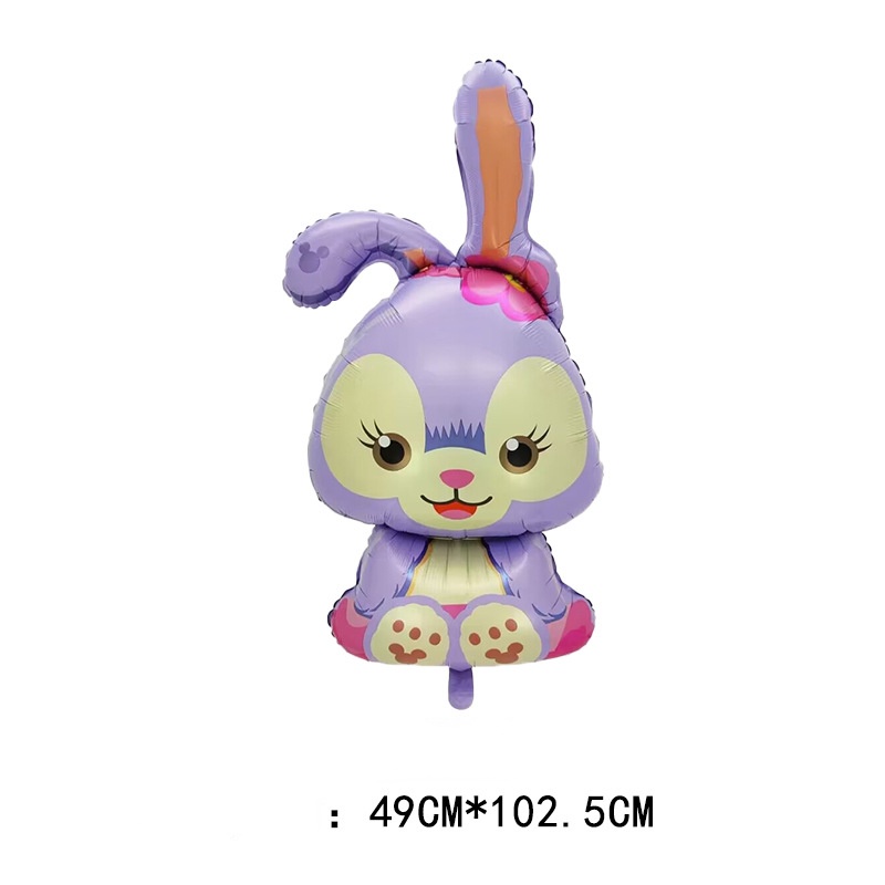 Stella Lou Cute Rabbit Foil Balloons LinaBell Cartoon Balloon Set Girl ...