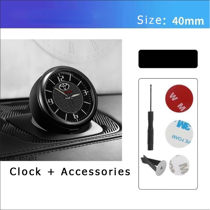 Car Interior parts mini Clock Watch Auto Electronic Quartz Watch ...