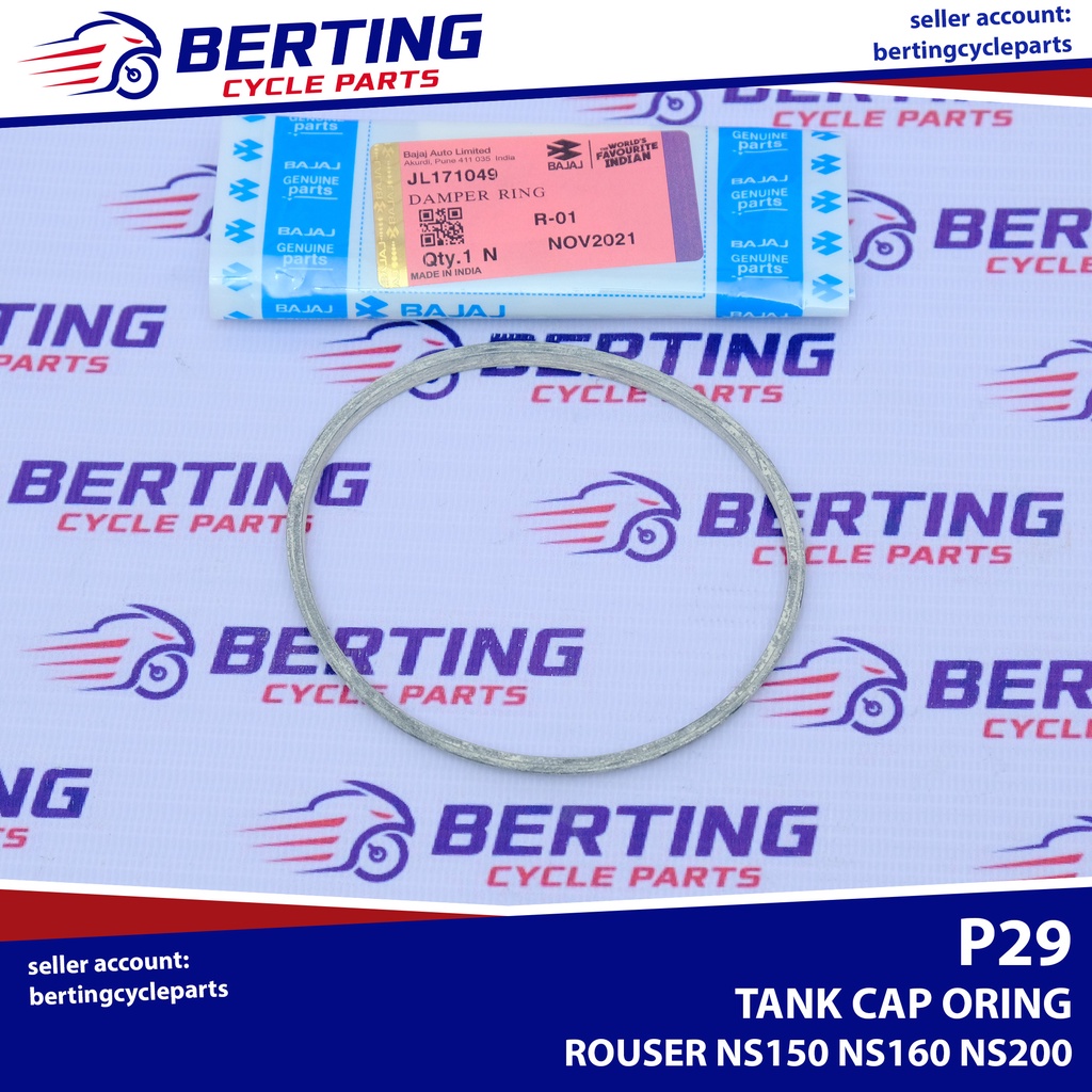 TANK CAP ORING Rouser NS150 NS160 NS200 200NS Genuine JL171049 | Shopee ...
