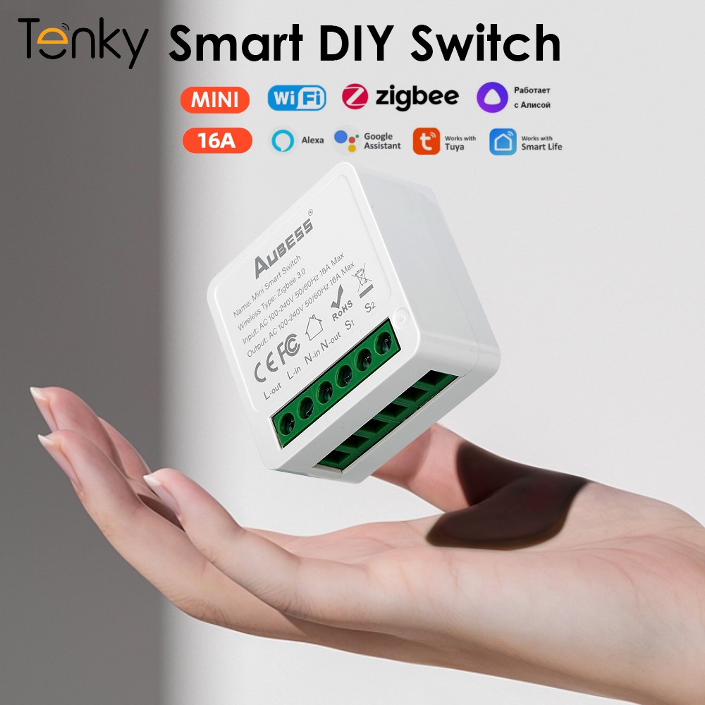 Tenky Tuya Zigbee Smart Switch Hub Gateway Support Two Way Control ...