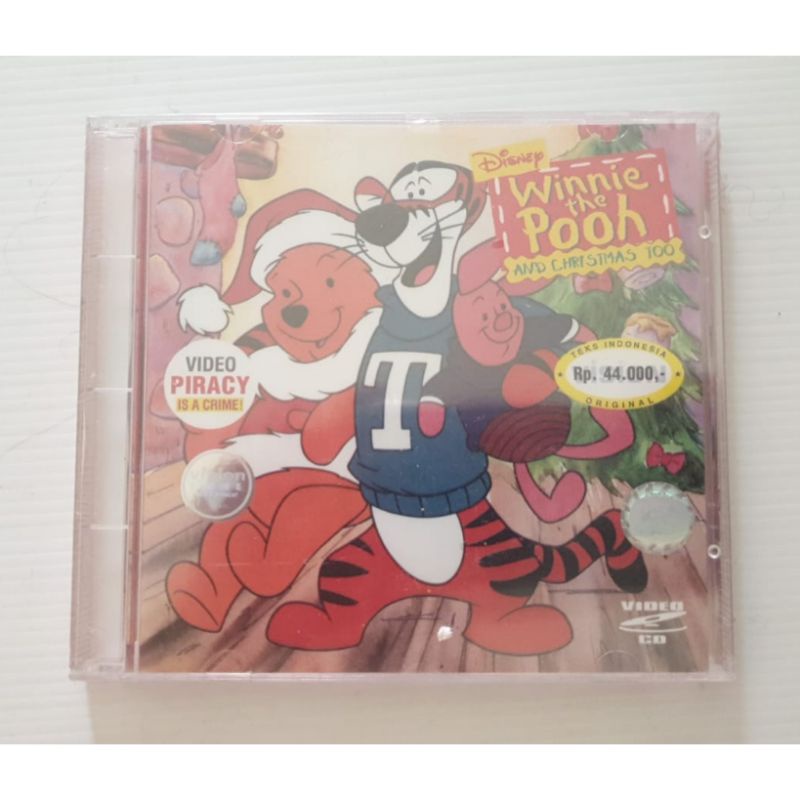 Original Disney Cartoon VCD-Winnie The Pooh and Christmas Too | Shopee ...