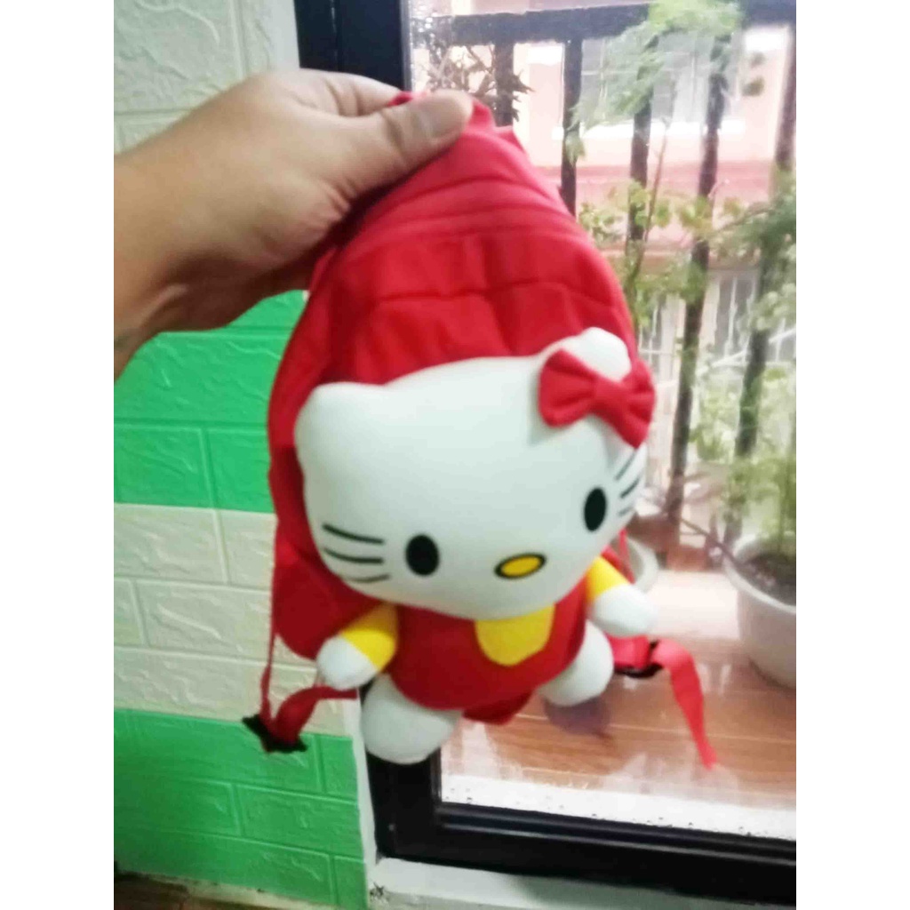 HELLO KITTY COD Kids Backpack Cute Little School Bag Plush Bag Baby ...