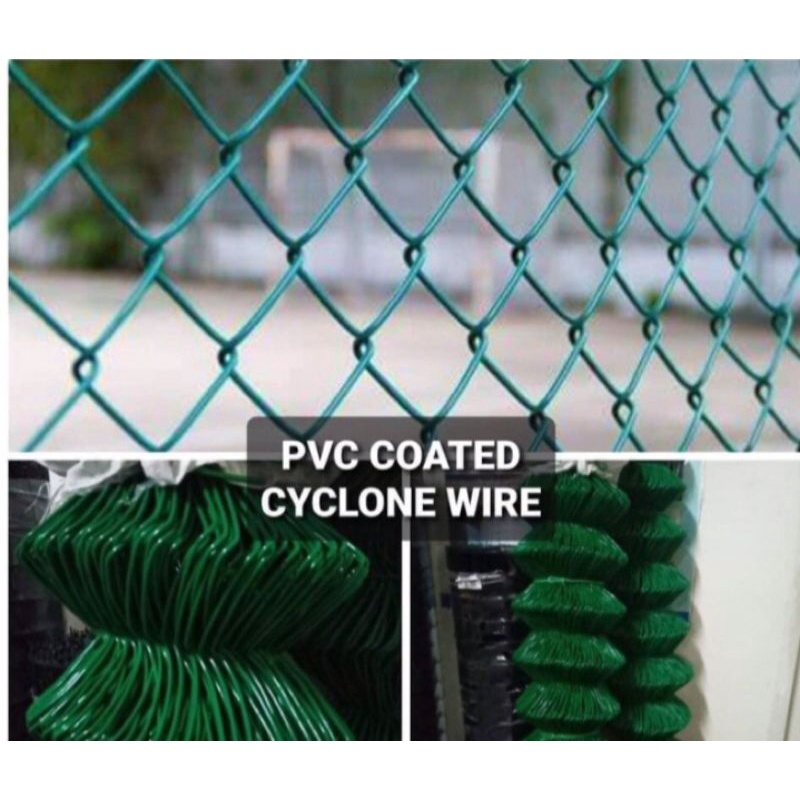 Cyclone wire pvc green coated | Shopee Philippines