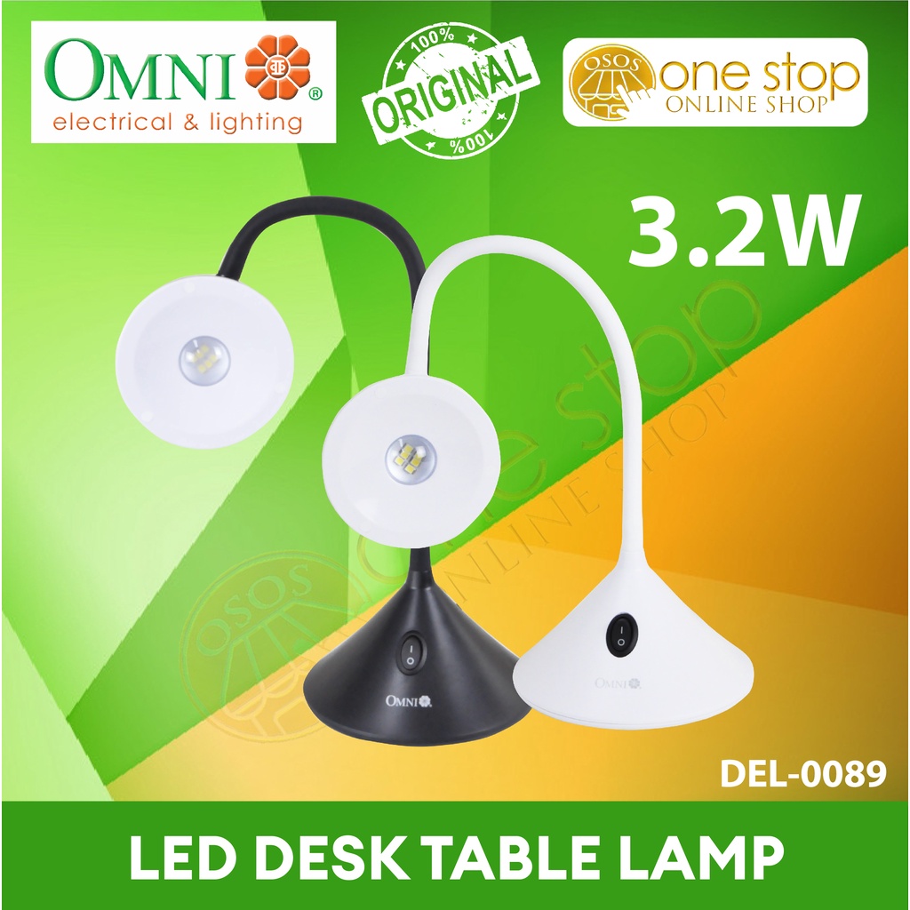 Omni Original Electrical & Lighting LED Desk Table Lamp 3.2W Daylight ...