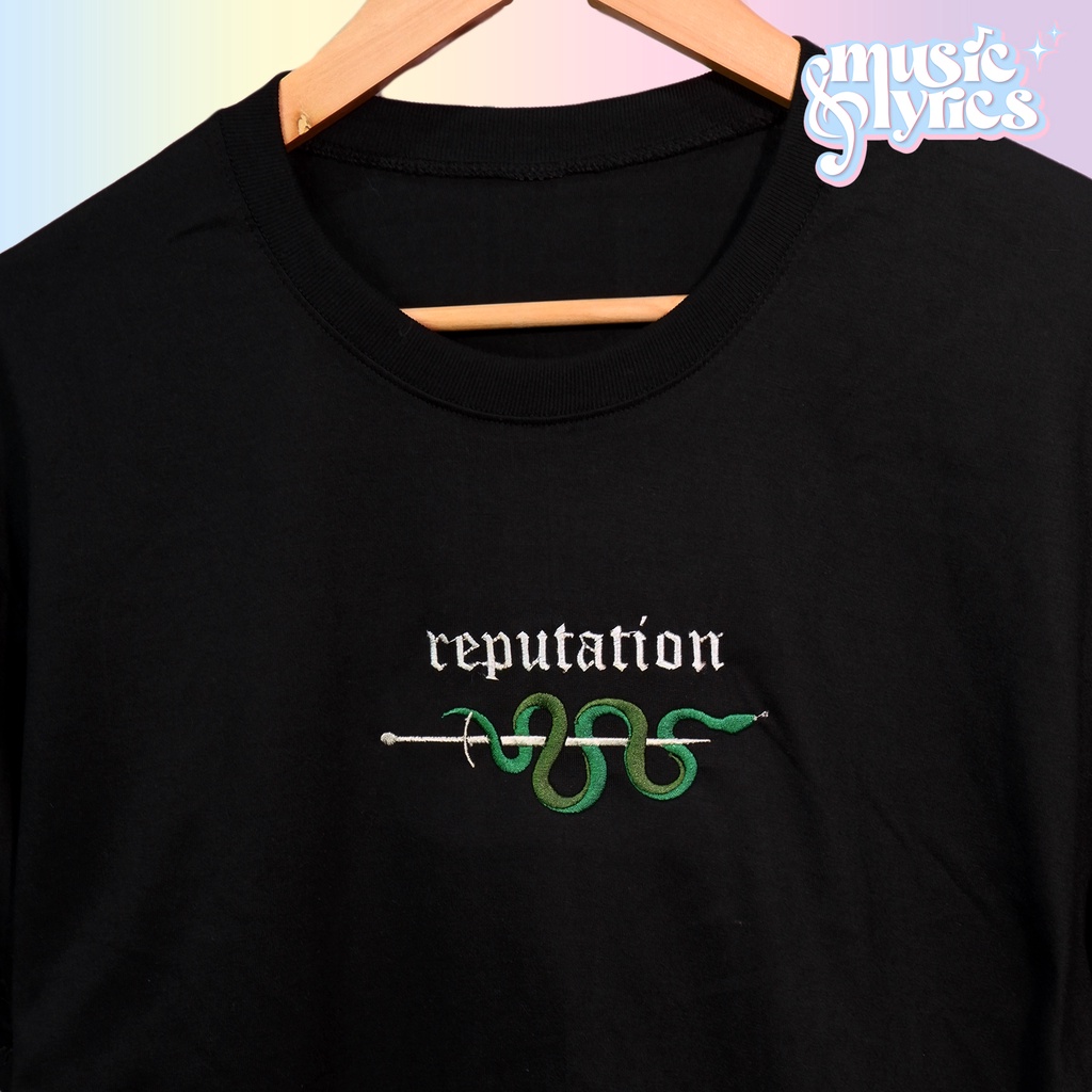 Embroidered Reputation Snake Horizontal Taylor Swift T-shirt ...