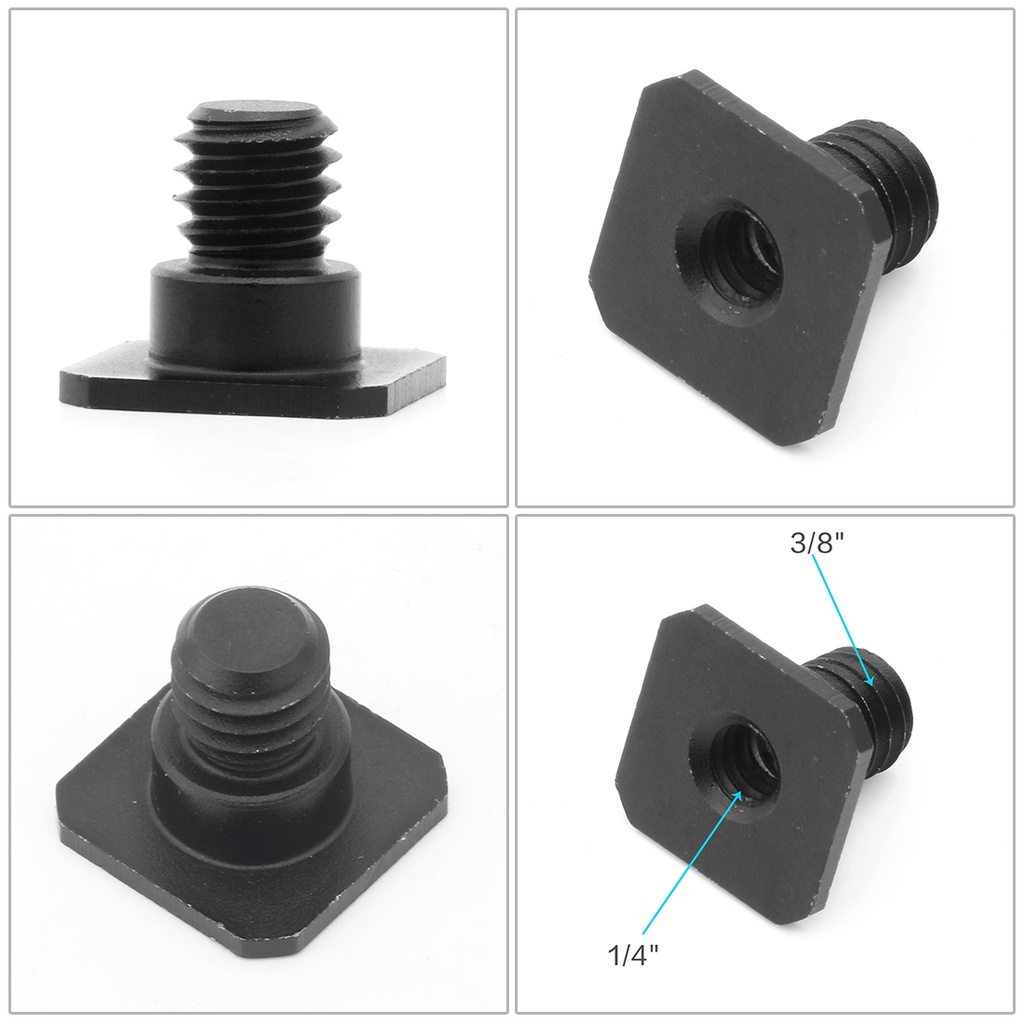 1pc 1/4 3/8 Thread Screw Mount Adapter Tripod Plate Screw Mount Bolt ...