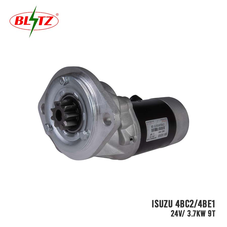BLITZ STARTER ASSEMBLY /ISUZU 4BC2/4BE1 / 24V/3.7KW / 9T | Shopee ...