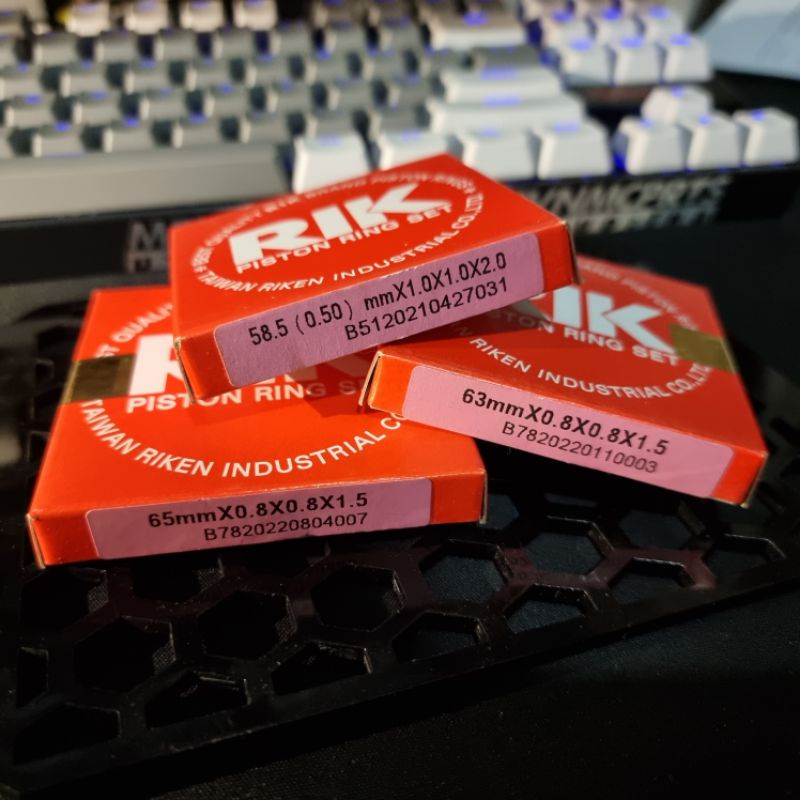 RIK Piston Ring Set (59MM / 62MM / 63MM / 65MM / 66MM) | Shopee Philippines