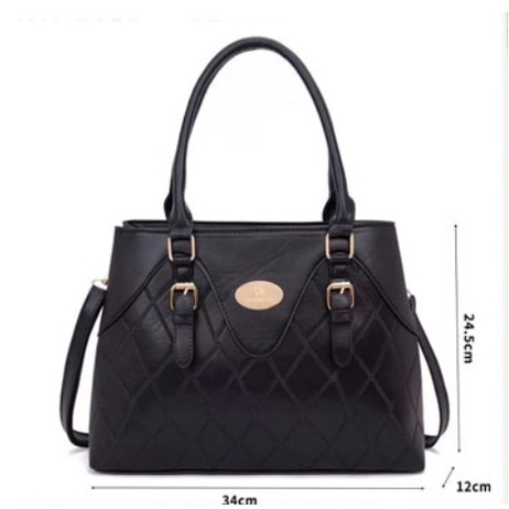 Women Office Bag Tote Bag Leather Type Two Compartment 2way Shoulderbag ...