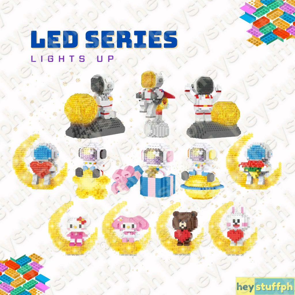 LELE Brother Building Blocks LED Series Educational Toys | Shopee ...