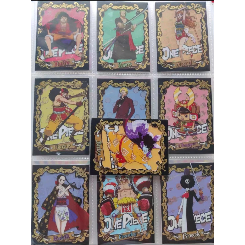 One Piece Anime Card MR See Through Set 10 Pieces | Shopee Philippines