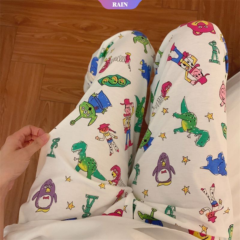 Toy Story Alien Cute New Pajama Pants Kawaii Anime Home Pants Female ...
