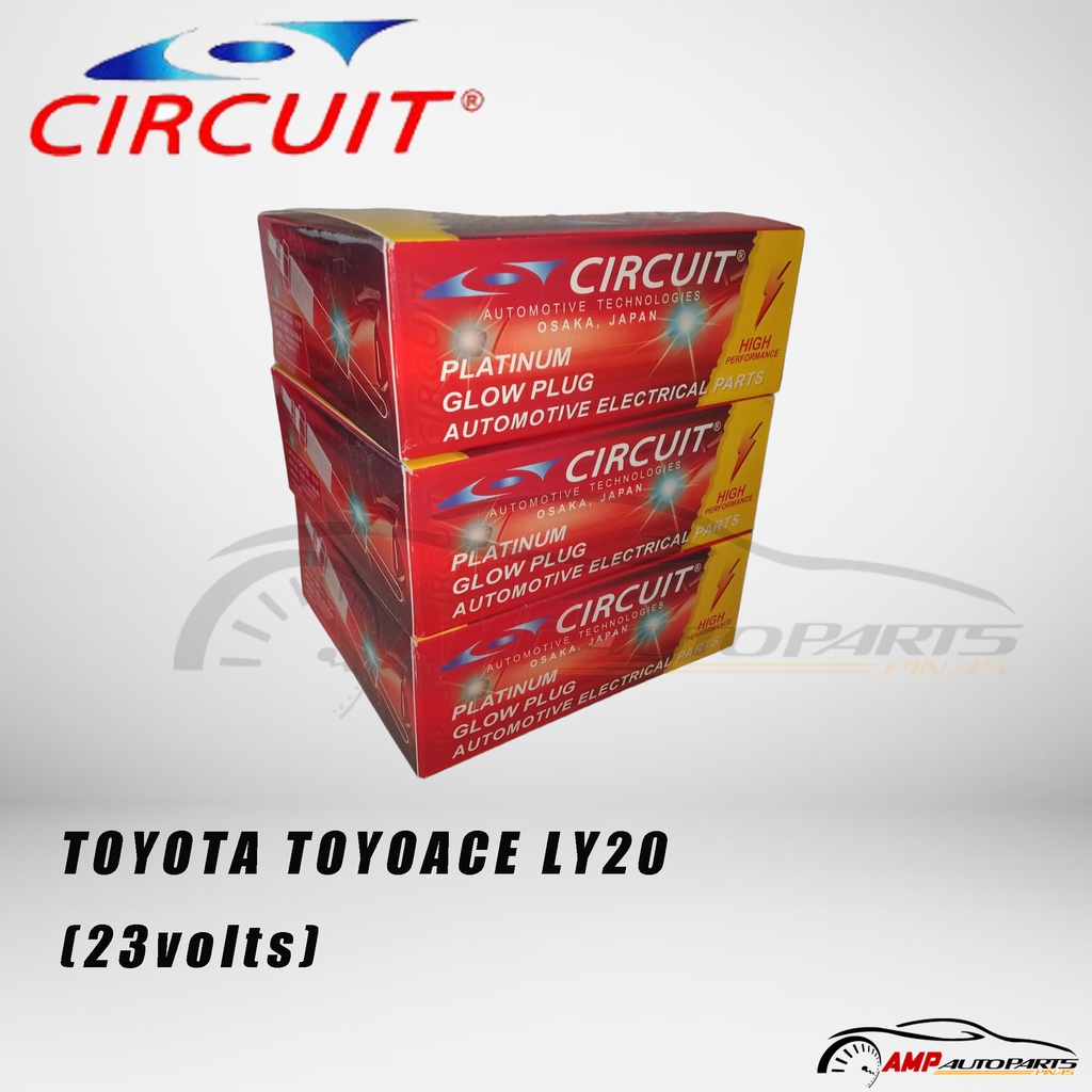 Glow Plug for TOYOTA TOYOACE LY20 (23volts) | Shopee Philippines