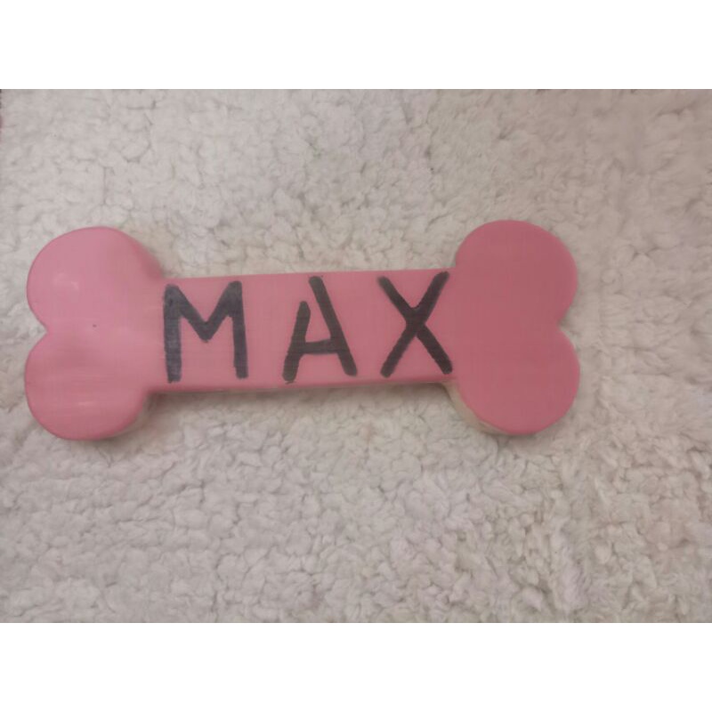 Personalized Wooden Bone Name Tag | Shopee Philippines